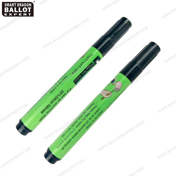 Silver Nitrate Indelible Ink Marker Pen-Ballot Box Supplier, Election ...