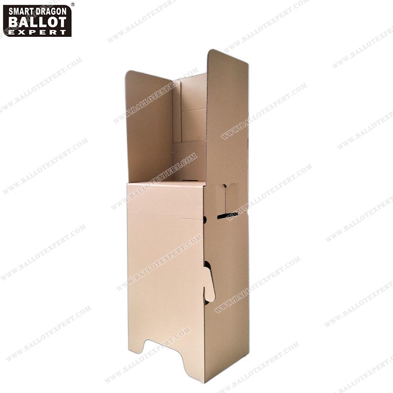 Corrugated Cardboard Voting Booth-Ballot Box Supplier, Election ...